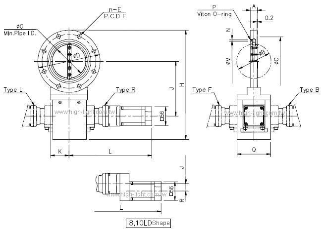 MBV-JIS LD-MP | MBV-LD Butterfly Valve : Htc vacuum